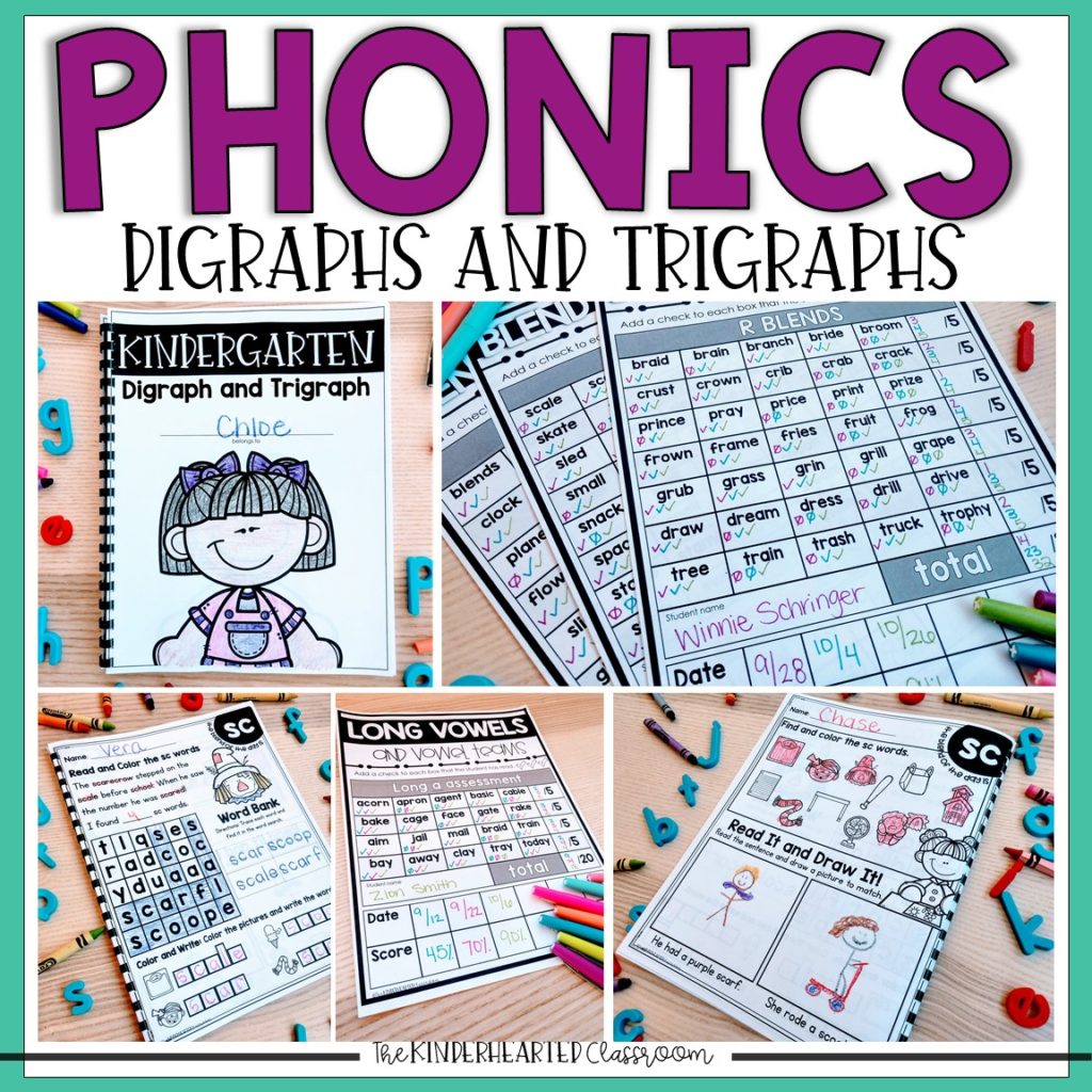 Phonics Printables - Digraphs and Trigraphs Assessments and Printables ...