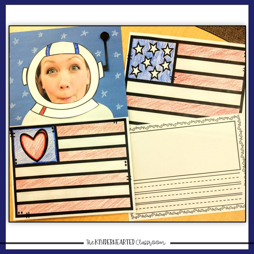 Astronaut Craft and Write | Space Craftivity • The Kinderhearted Classroom
