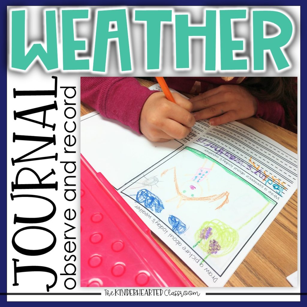 Weather Journal and Data Collection for Kindergarten and First Grade ...