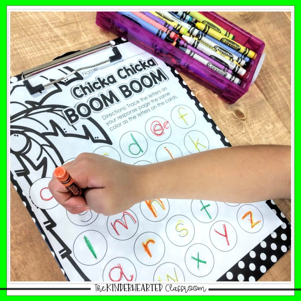 Chicka Chicka Boom Boom Mini Unit • The Kinderhearted Classroom